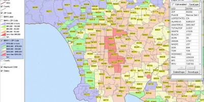 Los Angeles mapa - Mapas de Los Angeles (Califórnia - EUA) - Bairros